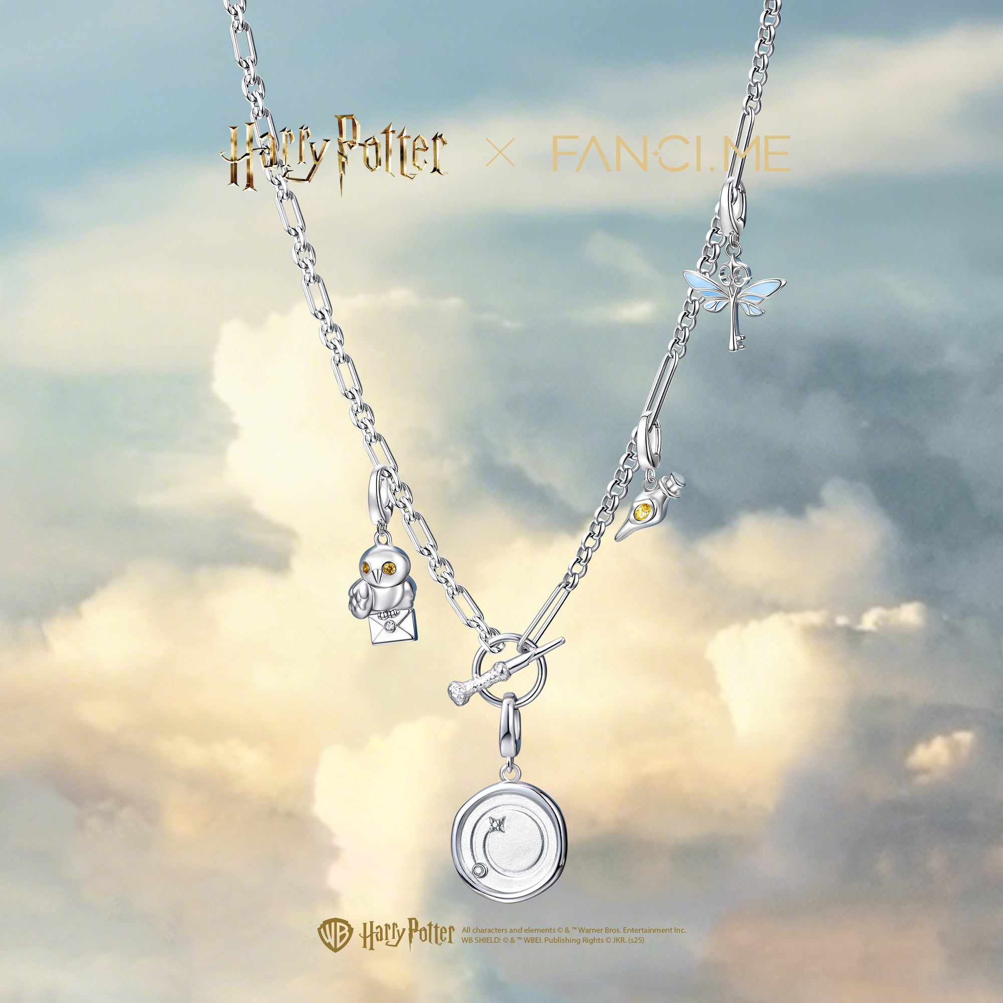 Harry Potter x FANCIME Expecto Patronum Silver Charm – FANCI.ME Jewelry
