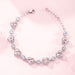 FANCIME "Ms Charming" Halo Heart Sterling Silver Tennis Bracelet – FANCI.ME